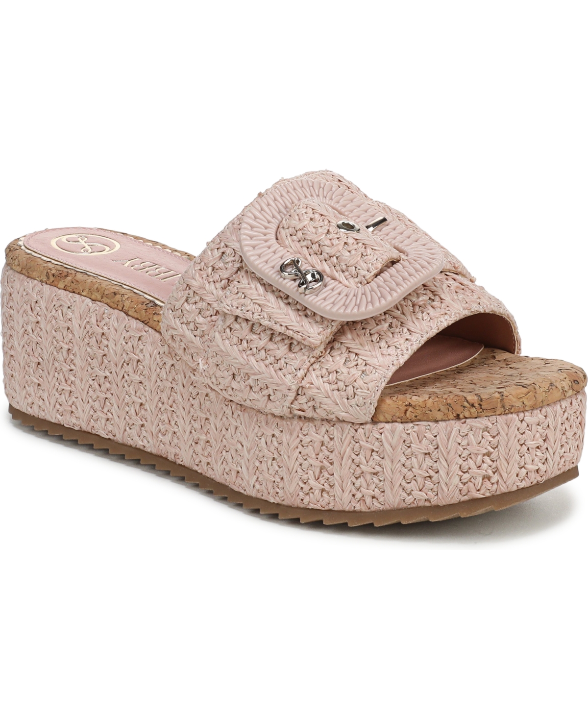 Click here for Sam and Libby Womens Crysta Wedge Heel Sandals - L... prices