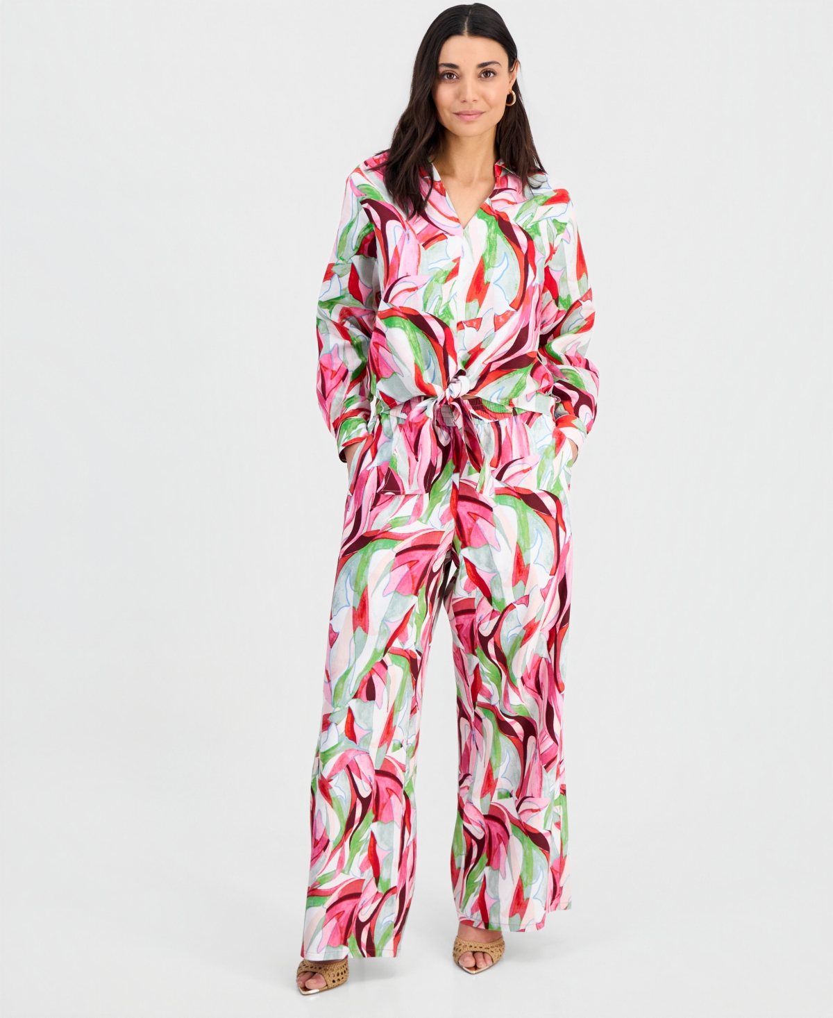 Click here for I.n.c. International Concepts Petite Printed Wide-... prices