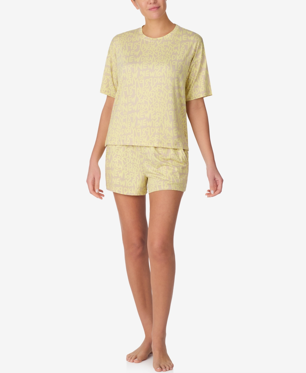 Click here for Dkny Womens Short-Sleeve Top & Boxers  2-Piece Set... prices