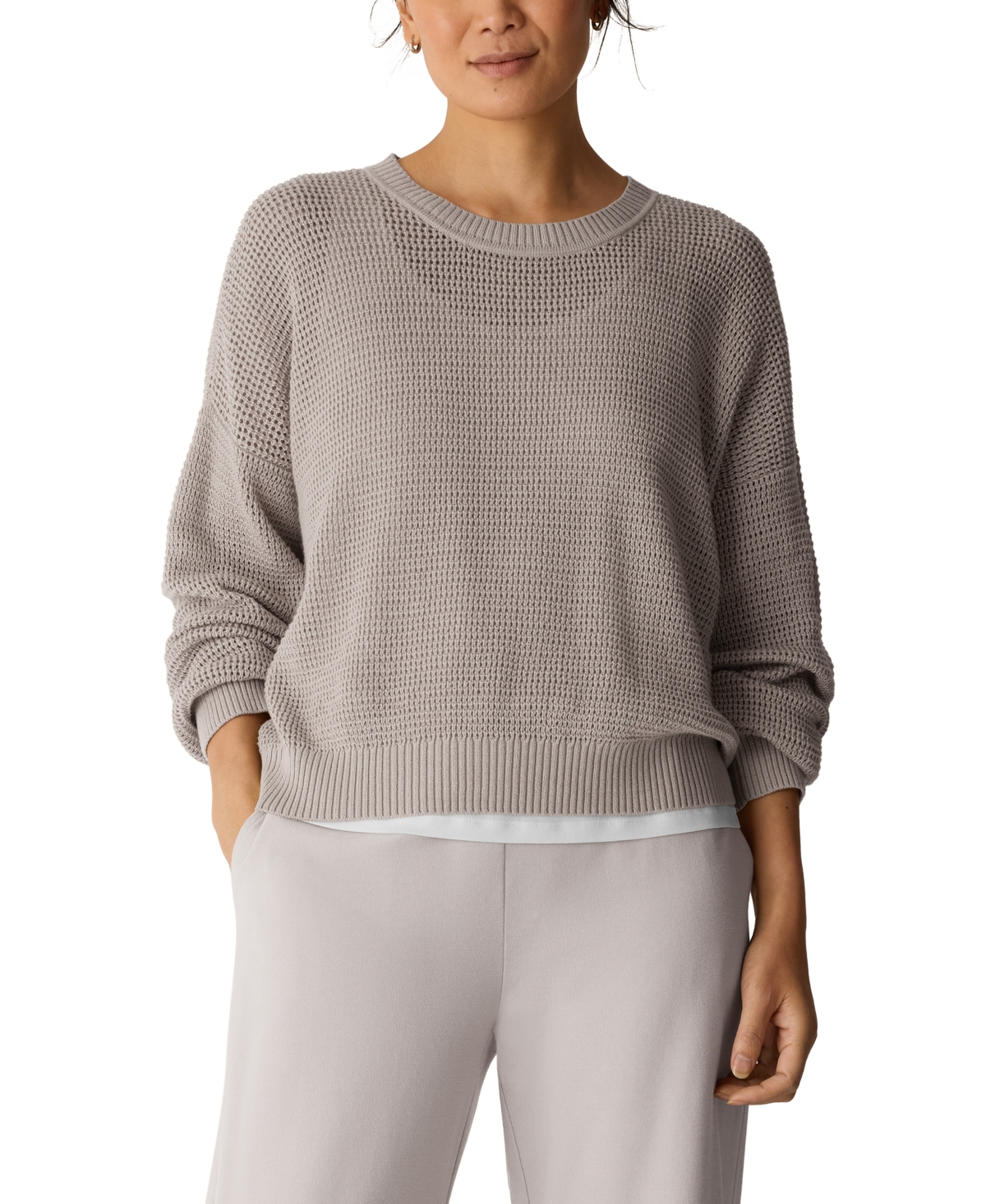 Click here for Eileen Fisher Womens Crewneck Sweater - Dove prices