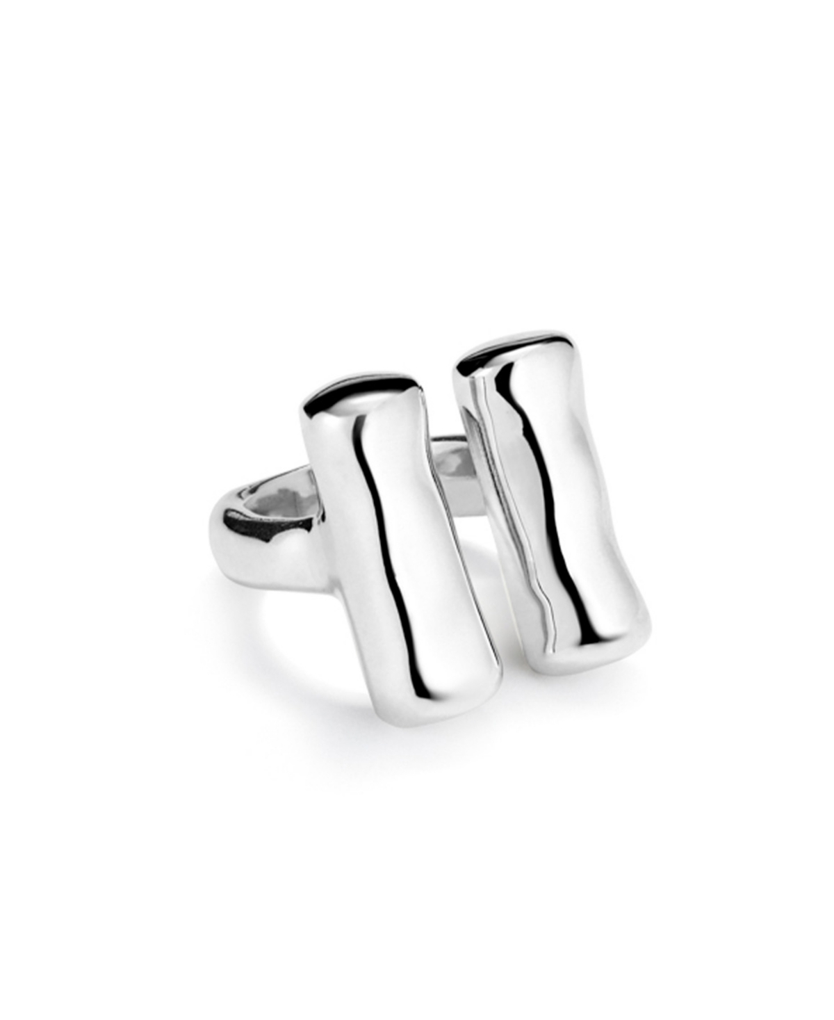 Click here for UNOde50 Sterling Silver-Plated Metal Alloy Ring wi... prices