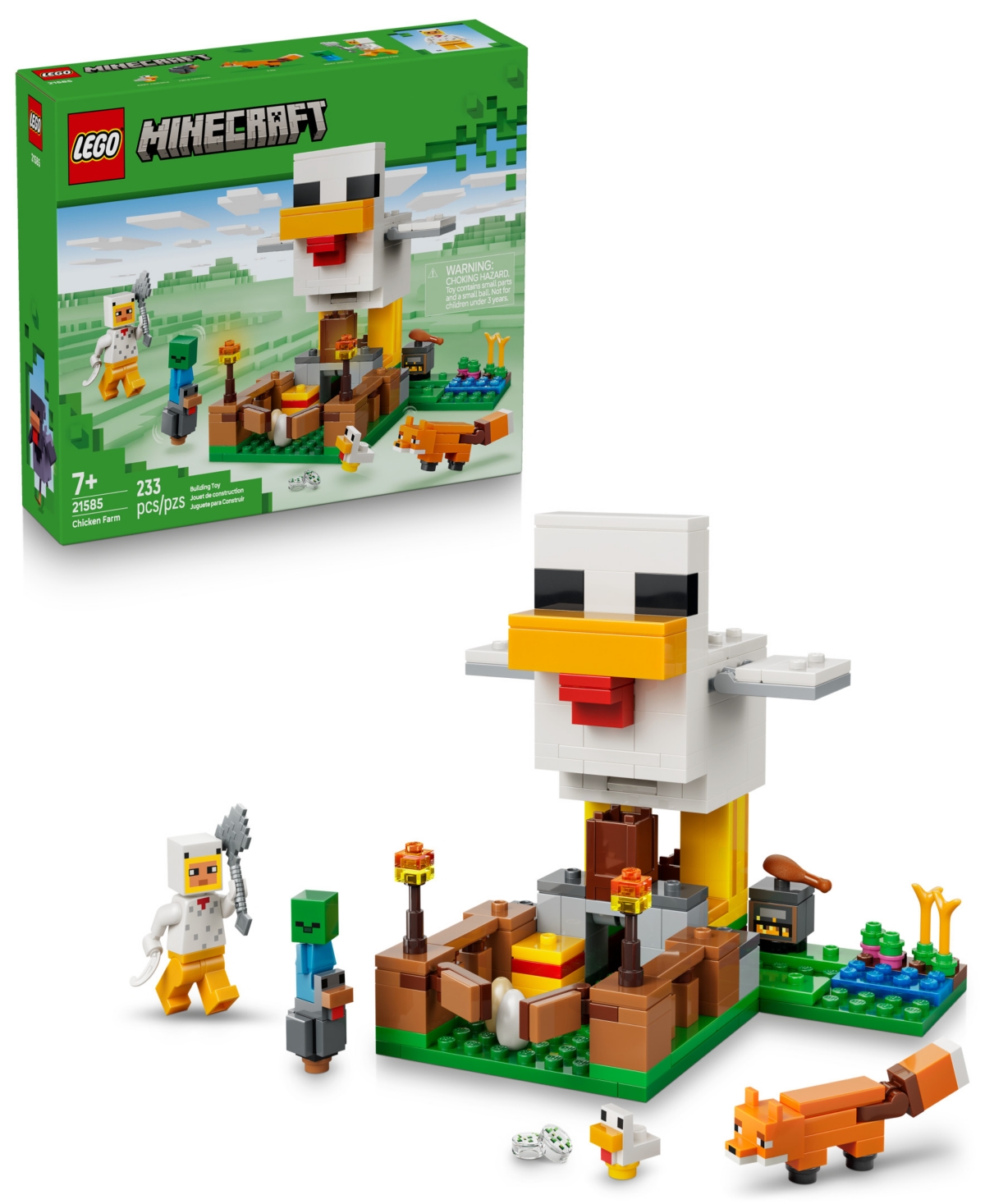 Click here for Lego Minecraft Chicken Farm Building Toy 21585  23... prices