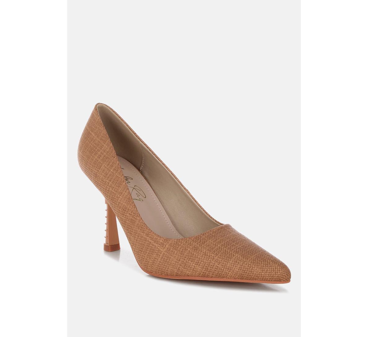 Click here for London Rag Womens Zuzana Pointy Toe Pumps - Beige/... prices
