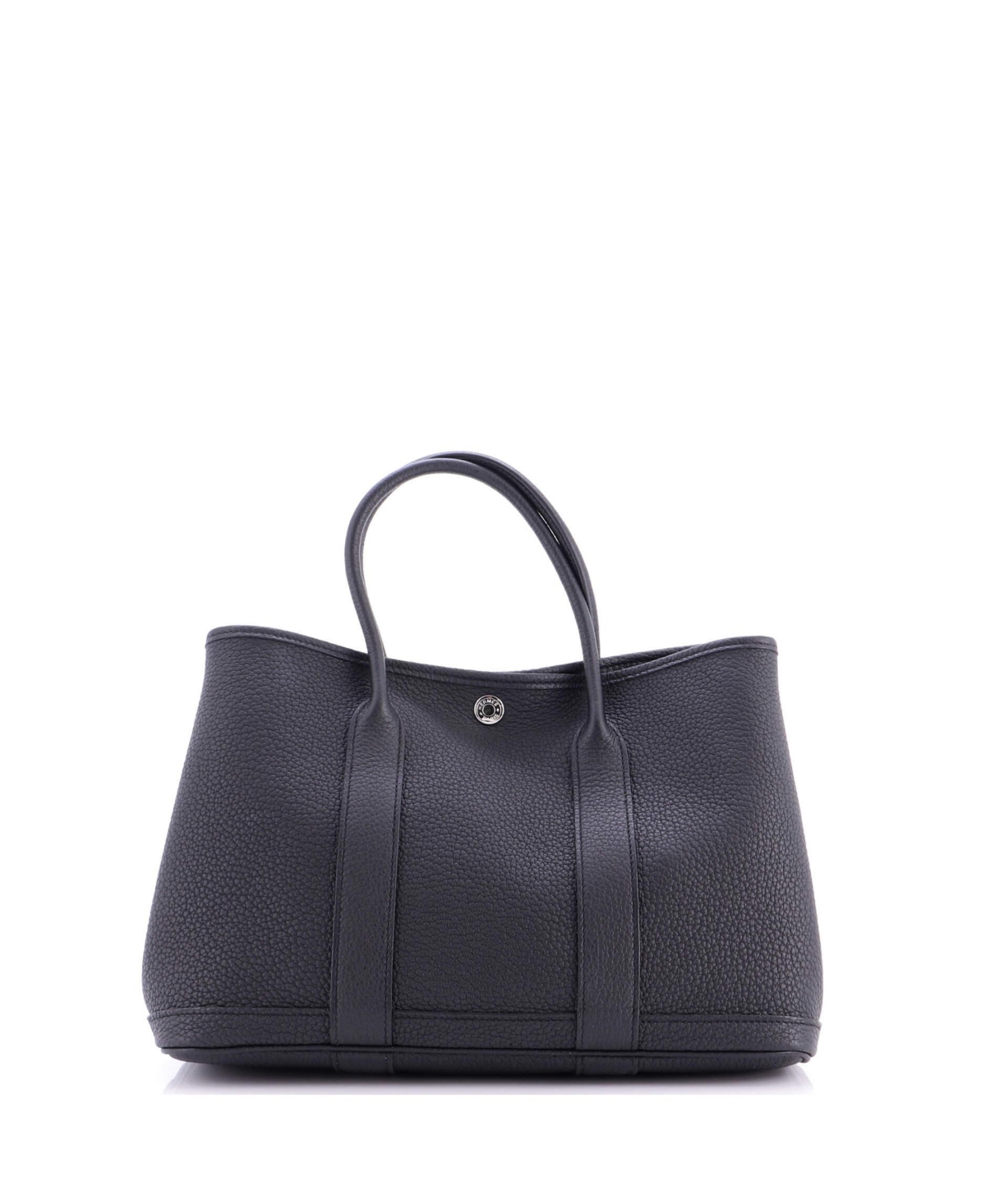 Click here for Pre-Owned HERMES 30 Garden Party Tote Leather - Bl... prices