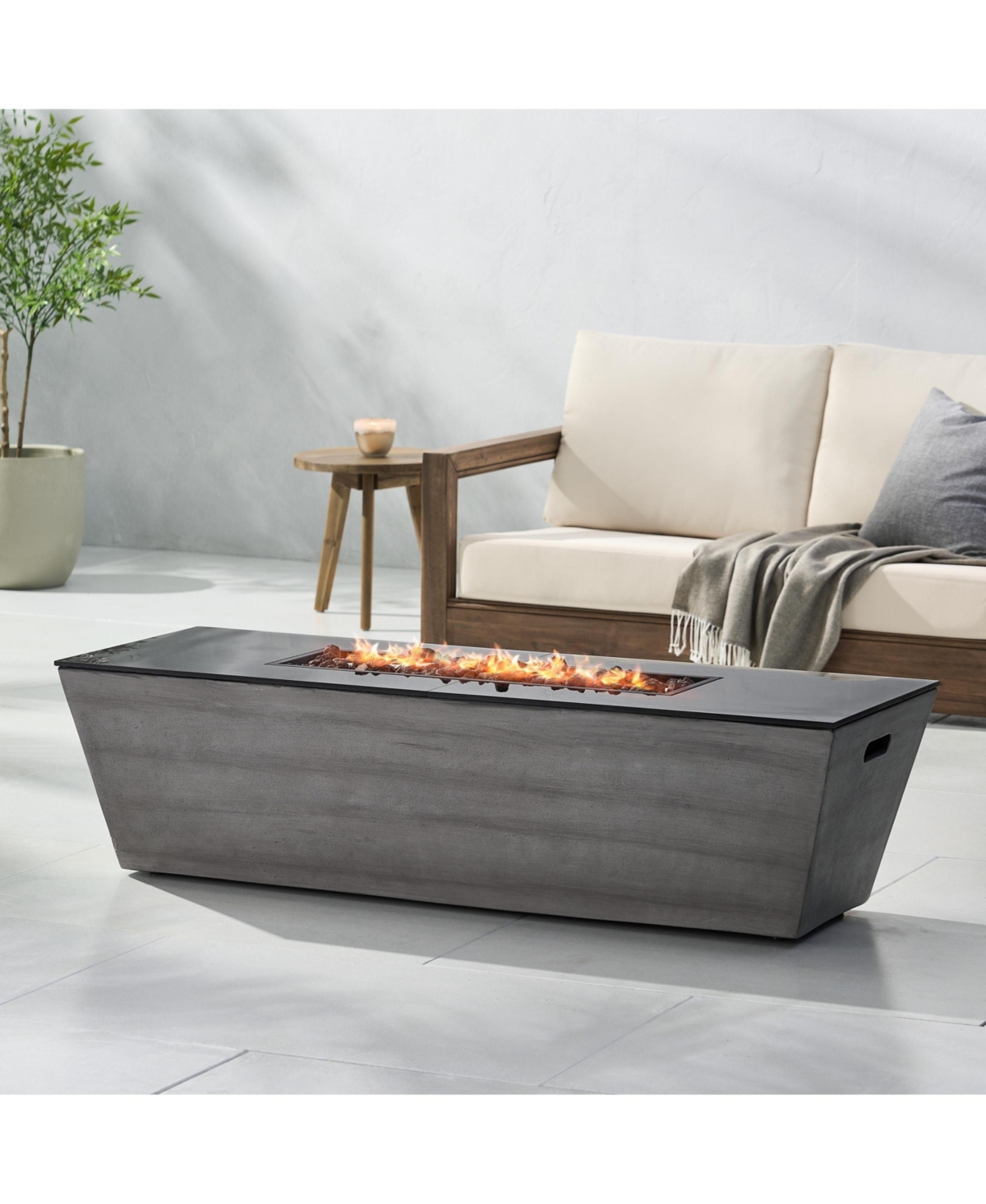 Click here for Fire Pits & Outdoor Heaters 56 Inch Rectangle MgO... prices