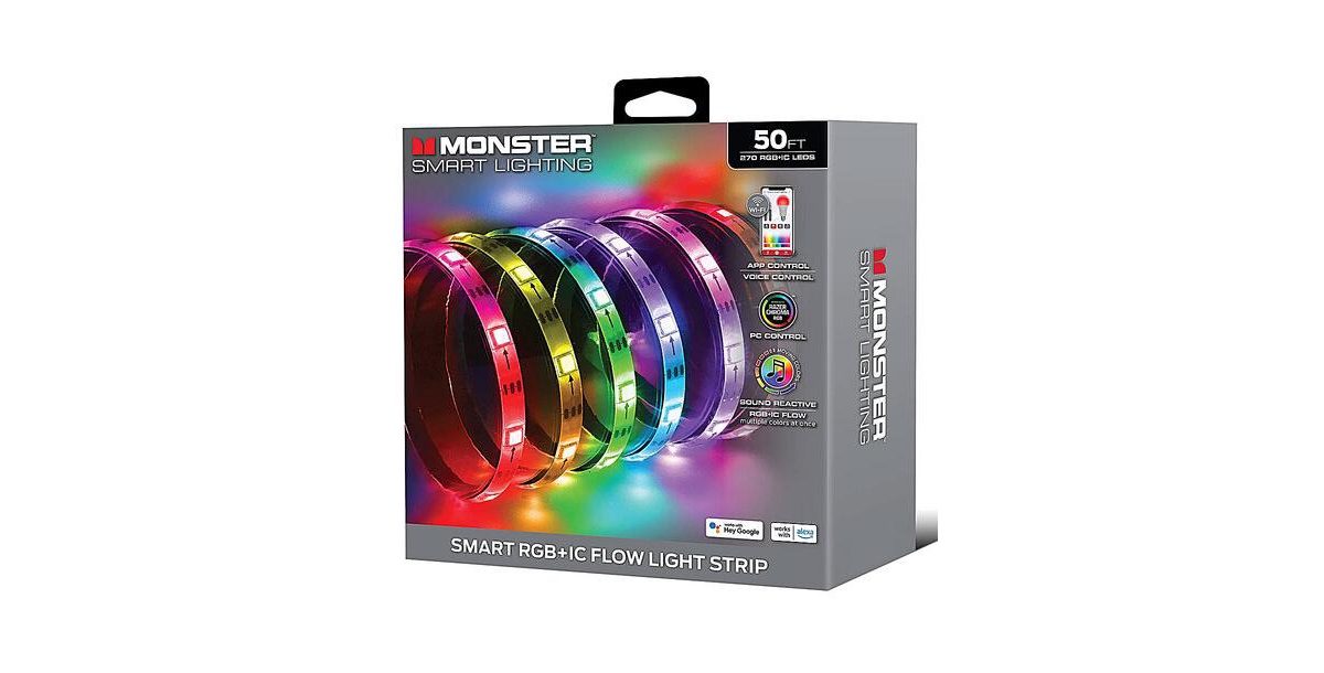 Click here for Monster 50 Ft Ir Remote Controlled Rgb+Ic Led Ligh... prices