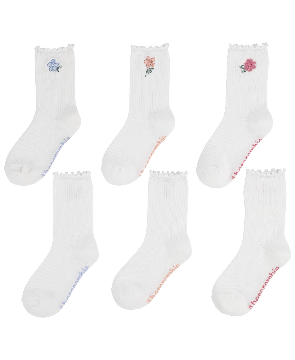 Click here for abercrombie kids Girls 3-Pack Half-Crew Lettuce So... prices