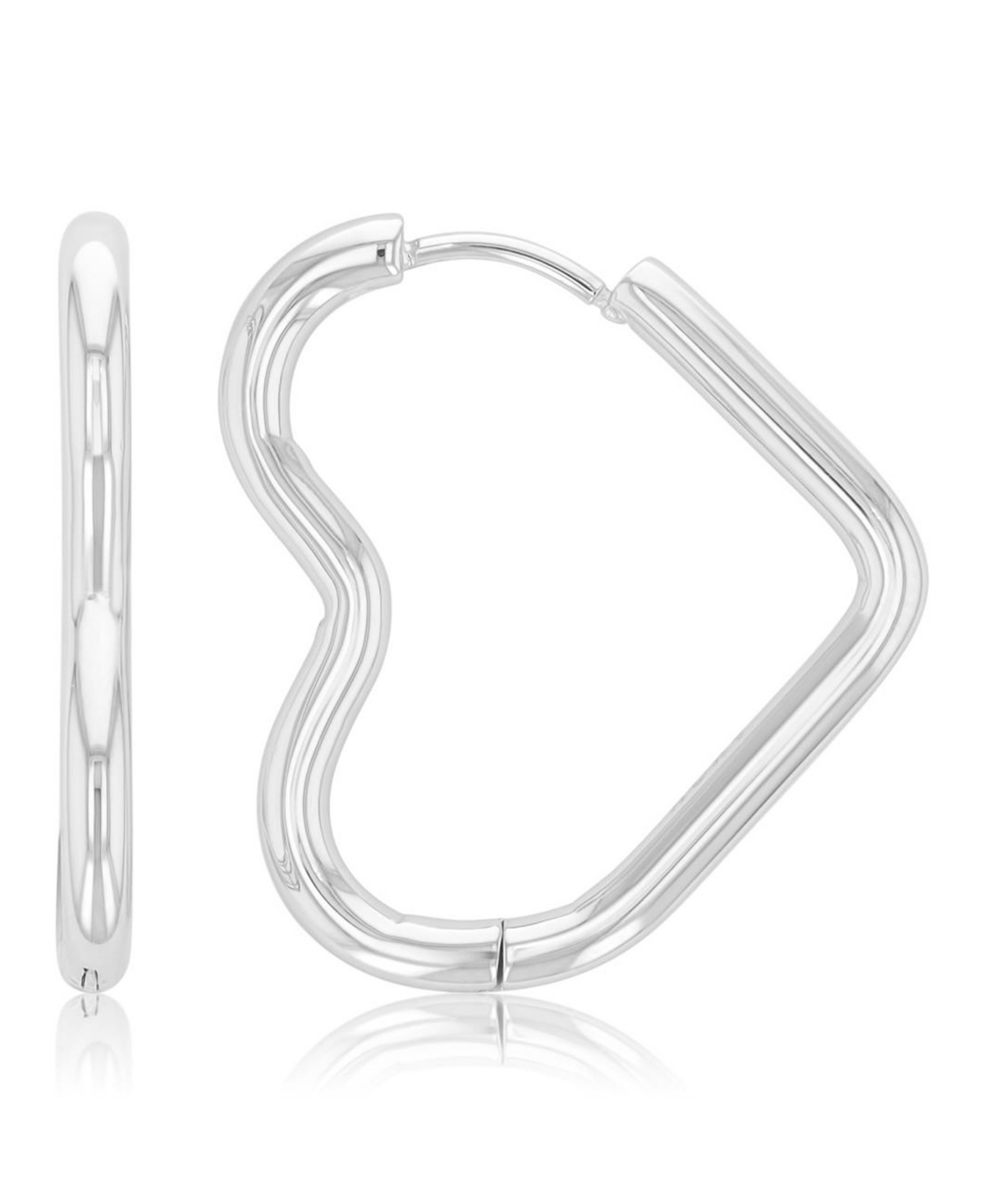 Click here for Roxy Waterproof Yellow 27mm Tube Heart Hoop Earrin... prices