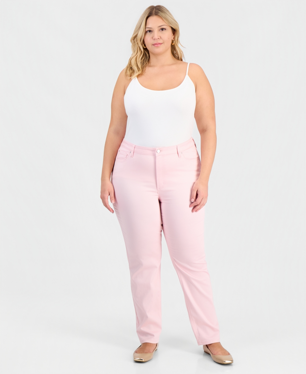 Click here for Jones New York Plus Size Lexington High-Rise Strai... prices