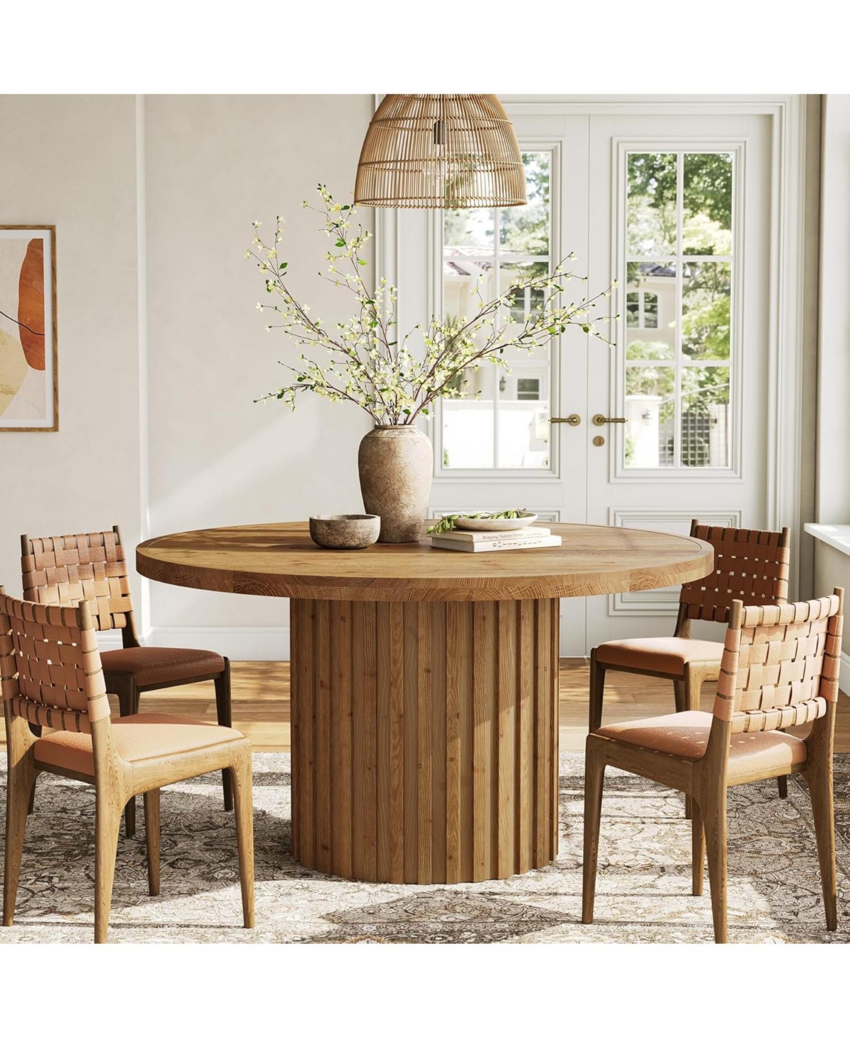 Click here for Tribesigns 47" Solid Wood Dining Table  Farmh... prices