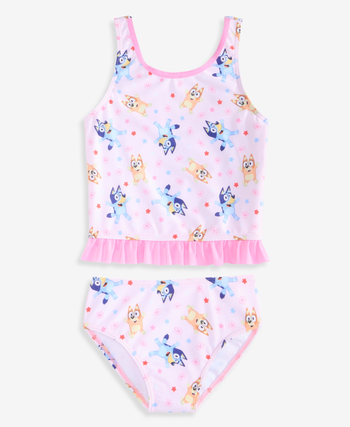 Click here for Bluey Girls 4-6X Printed 2-Piece Tankini Swimsuit... prices