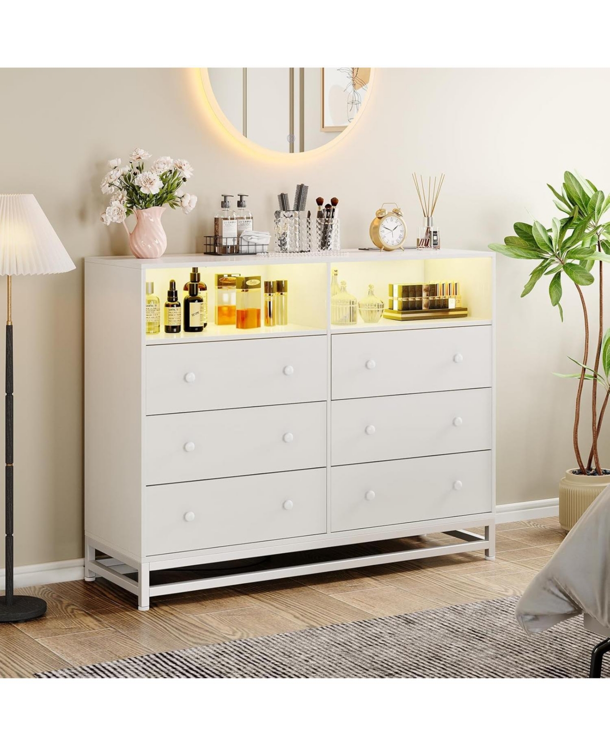 Click here for gaomon Dresser for Bedroom with 6 Drawers  Wide Wo... prices