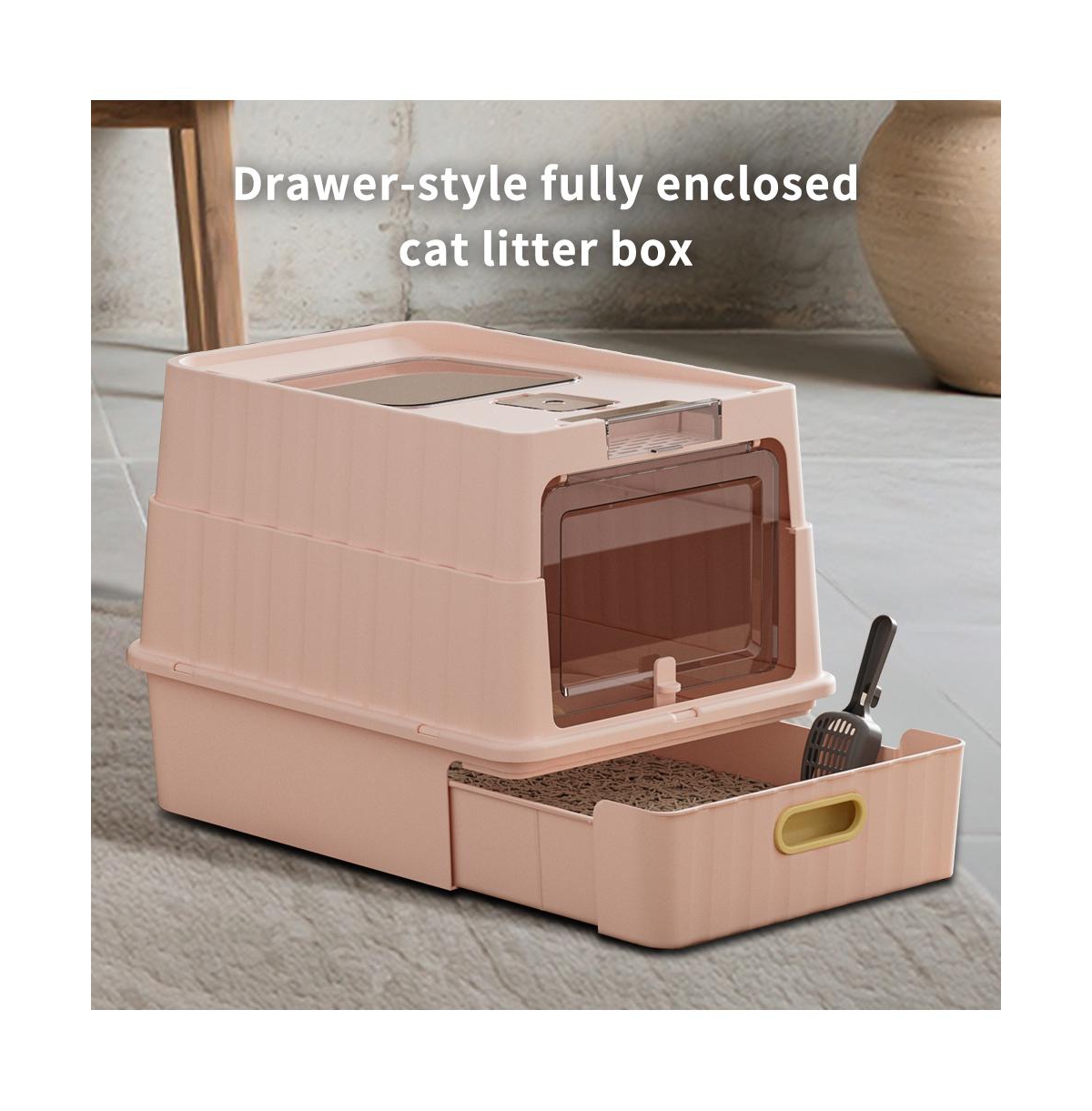 Click here for Aostirmotor Easy-Clean Cat Litter Box with Pull-Ou... prices