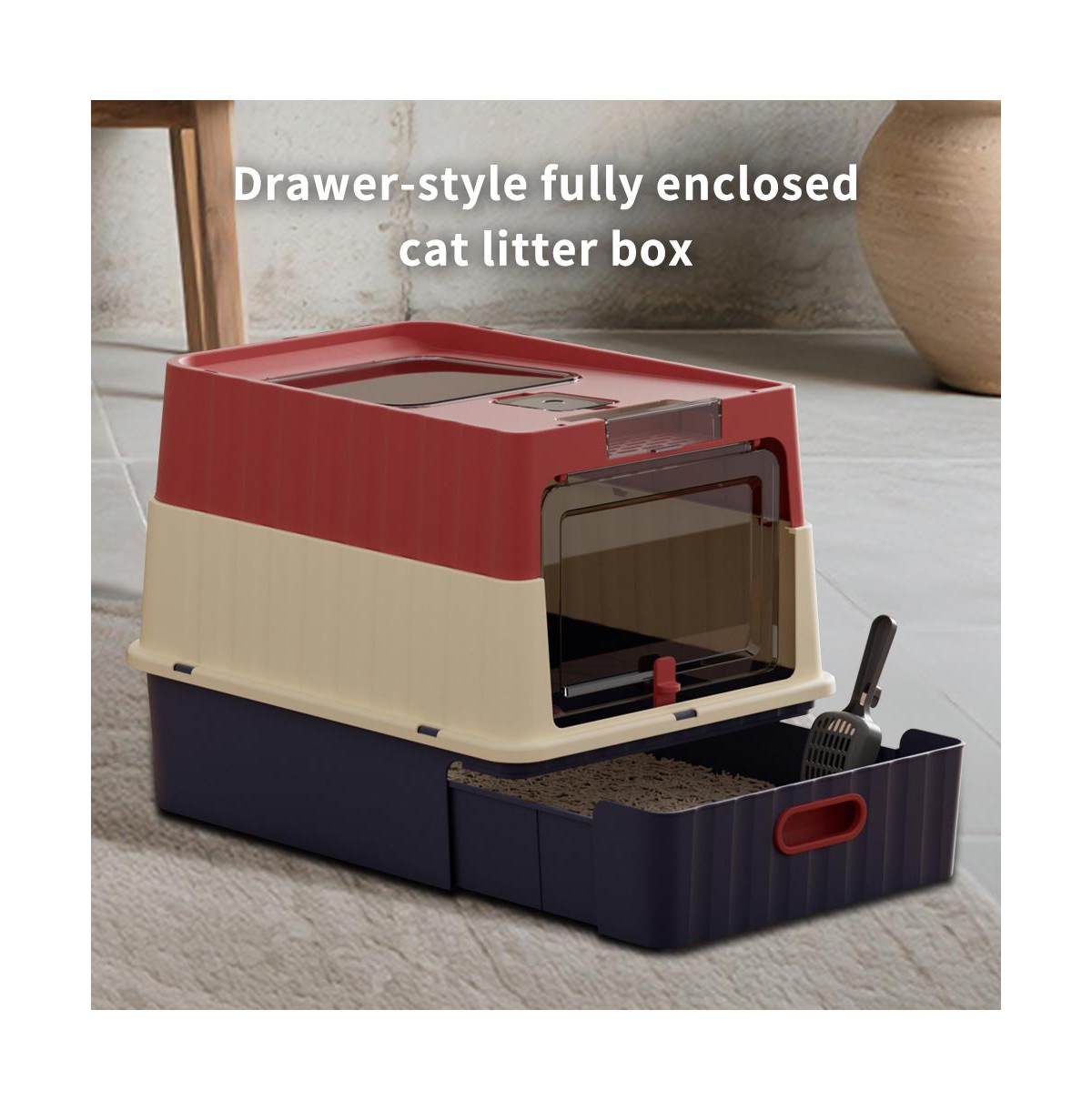 Click here for Aostirmotor Easy-Clean Cat Litter Box with Pull-Ou... prices