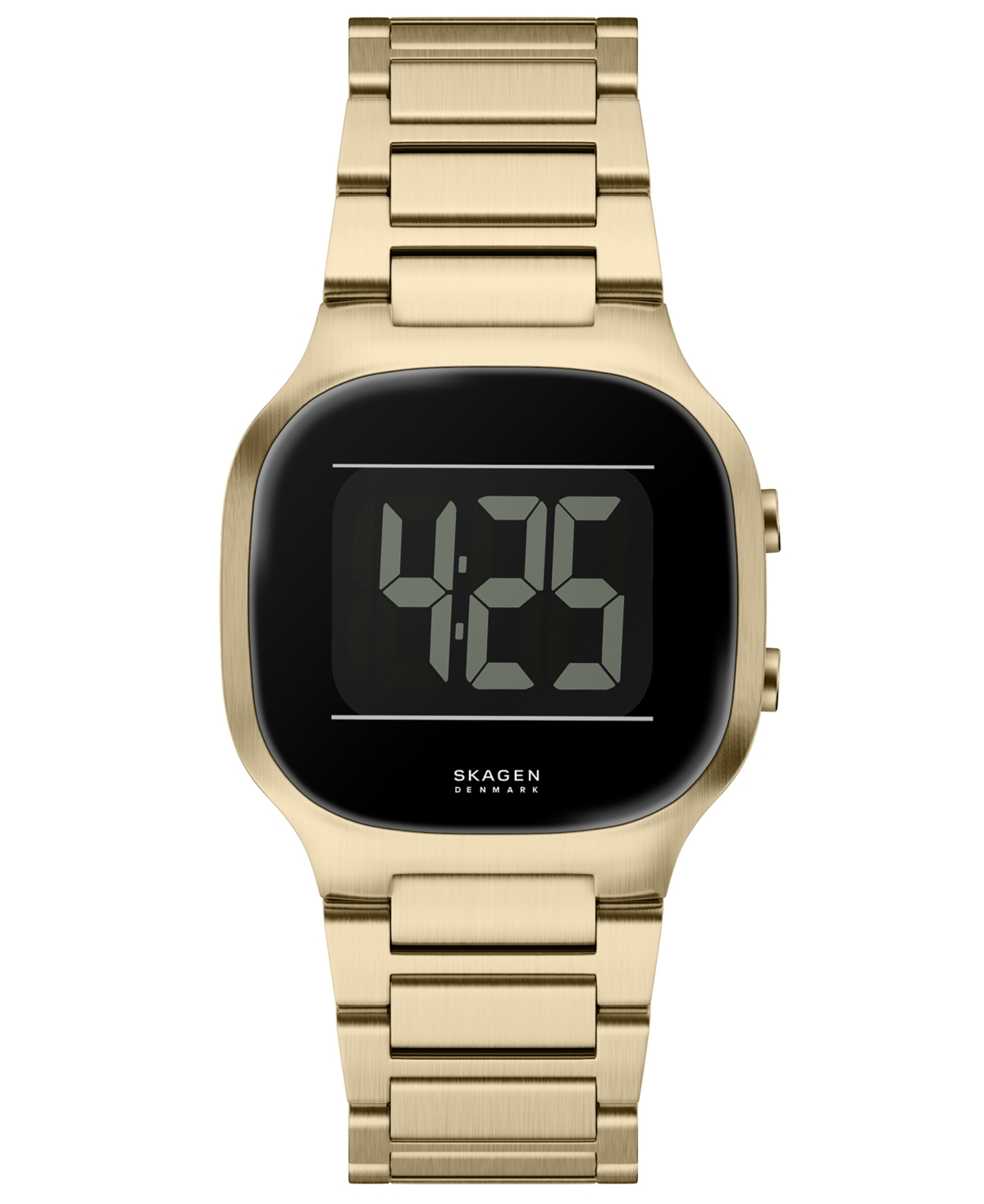 Click here for Skagen Mens Mellem Digital Lcd Gold Stainless Stee... prices