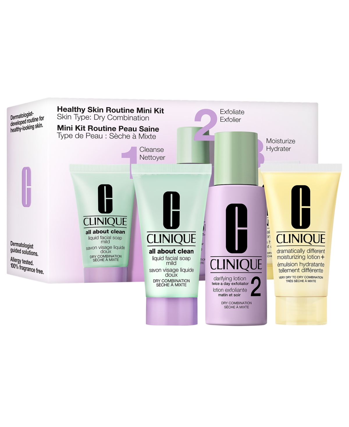 Click here for Clinique 3-Pc. Mini 3-Step Skincare Set prices