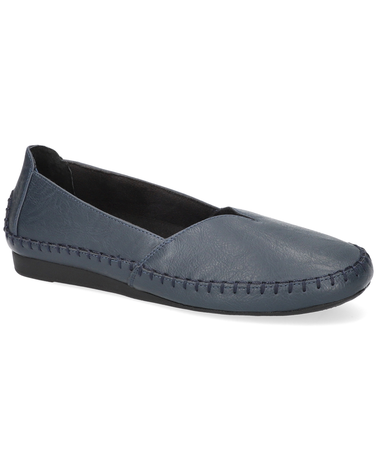 Click here for Easy Street Amity Slip-On Flats - Navy prices
