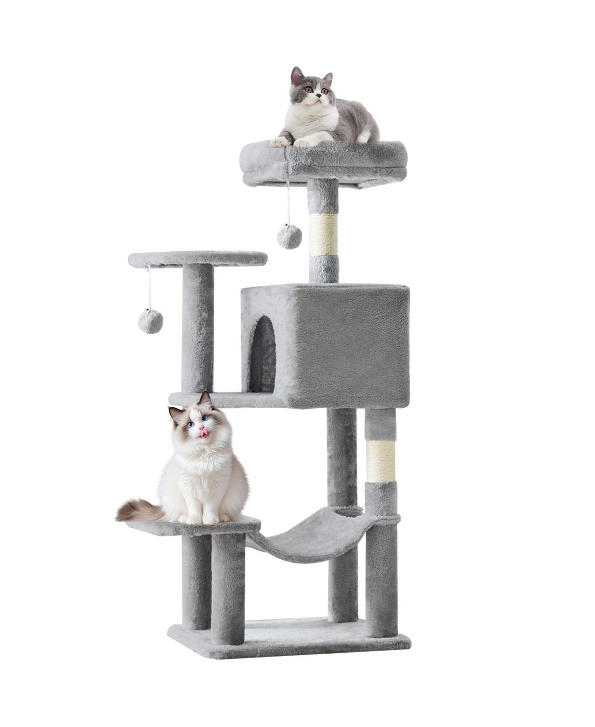 Click here for Zeus & Ruta 44in Cat Tree Tower: Multi-Cat Climbin... prices