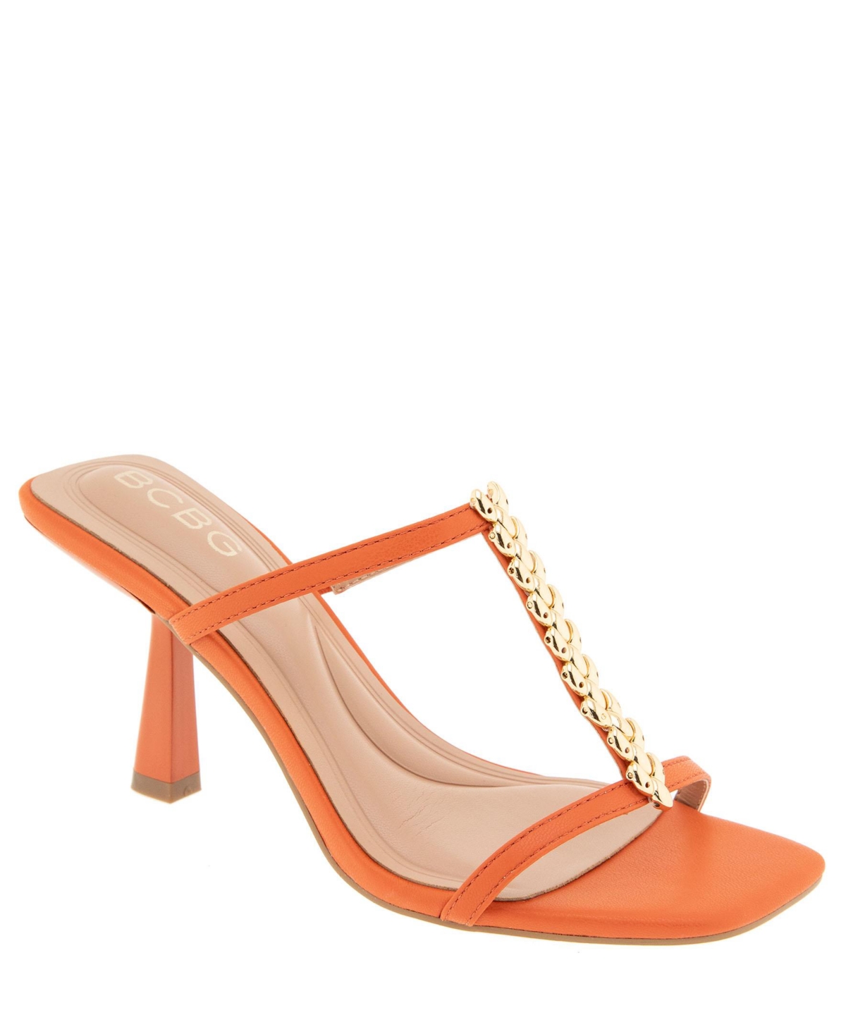 Click here for Womens Ratina Heeled Sandal - Russet orange prices