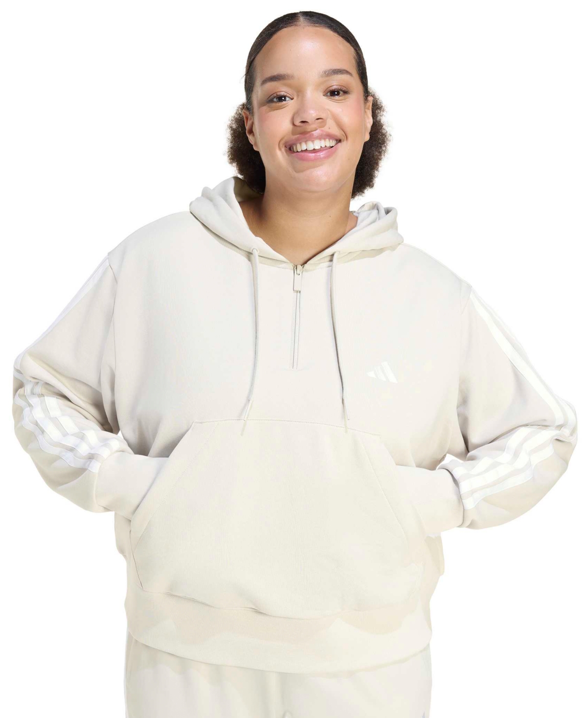 Click here for adidas Plus Size Essentials 3-Stripes French Terry... prices