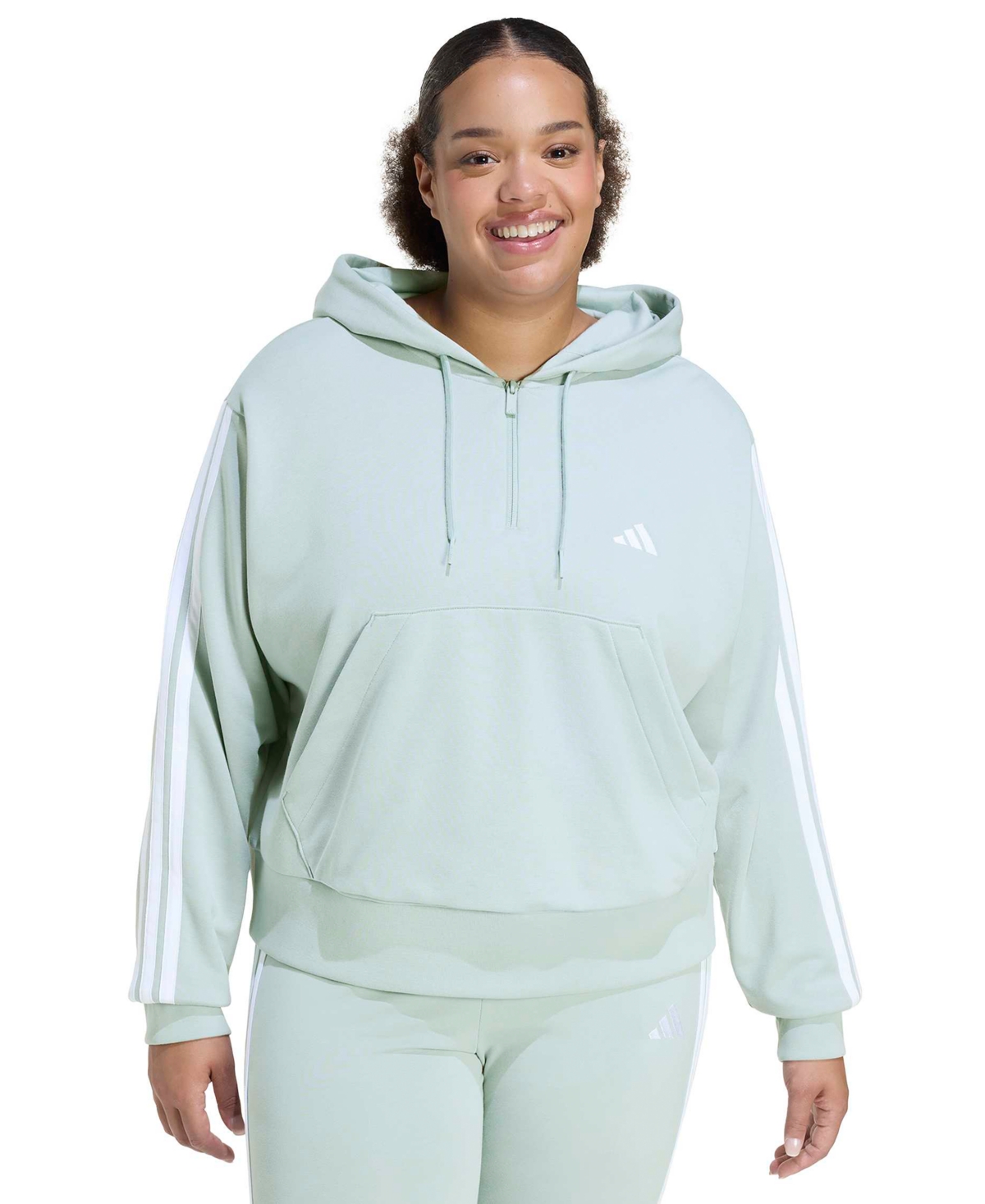 Click here for adidas Plus Size Essentials 3-Stripes French Terry... prices