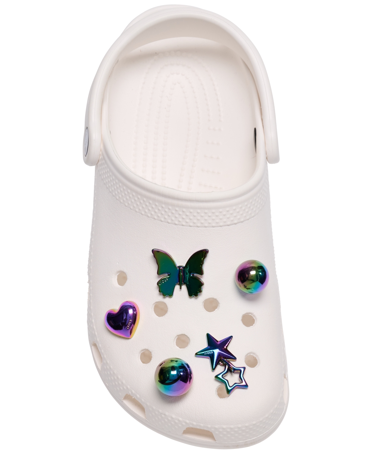 Click here for Crocs Jibbitz Iridescent Meta Charms 5-Pack from F... prices