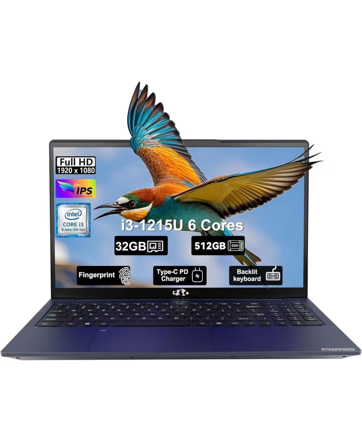 Click here for Nimo 15.6 Ips Fhd-Laptop Intel 6 Cores i3-1215U 32... prices