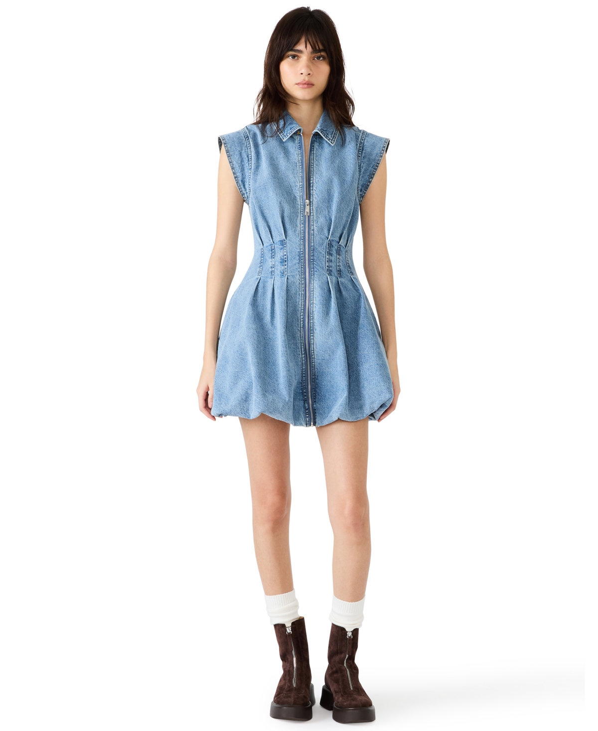 Click here for Steve Madden Womens Dyanne Fit And Flare Collared... prices