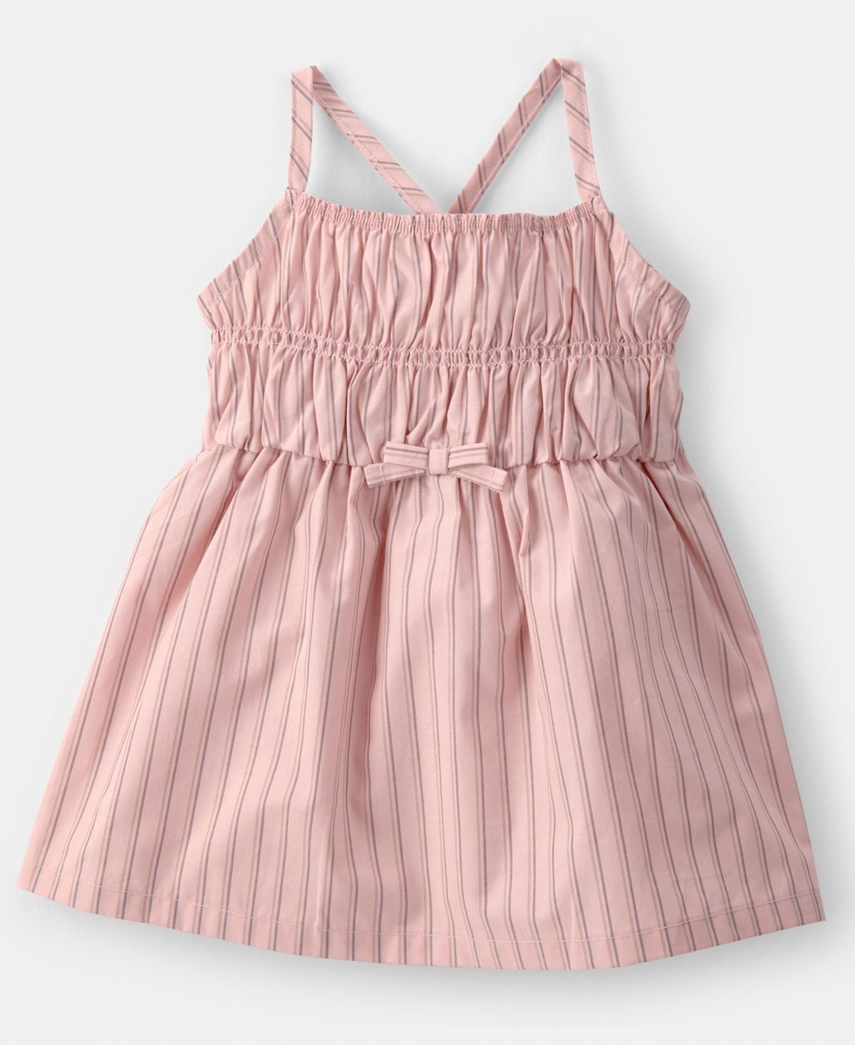 Click here for Carters Baby Girls Striped Sleeveless Dress - Pink prices