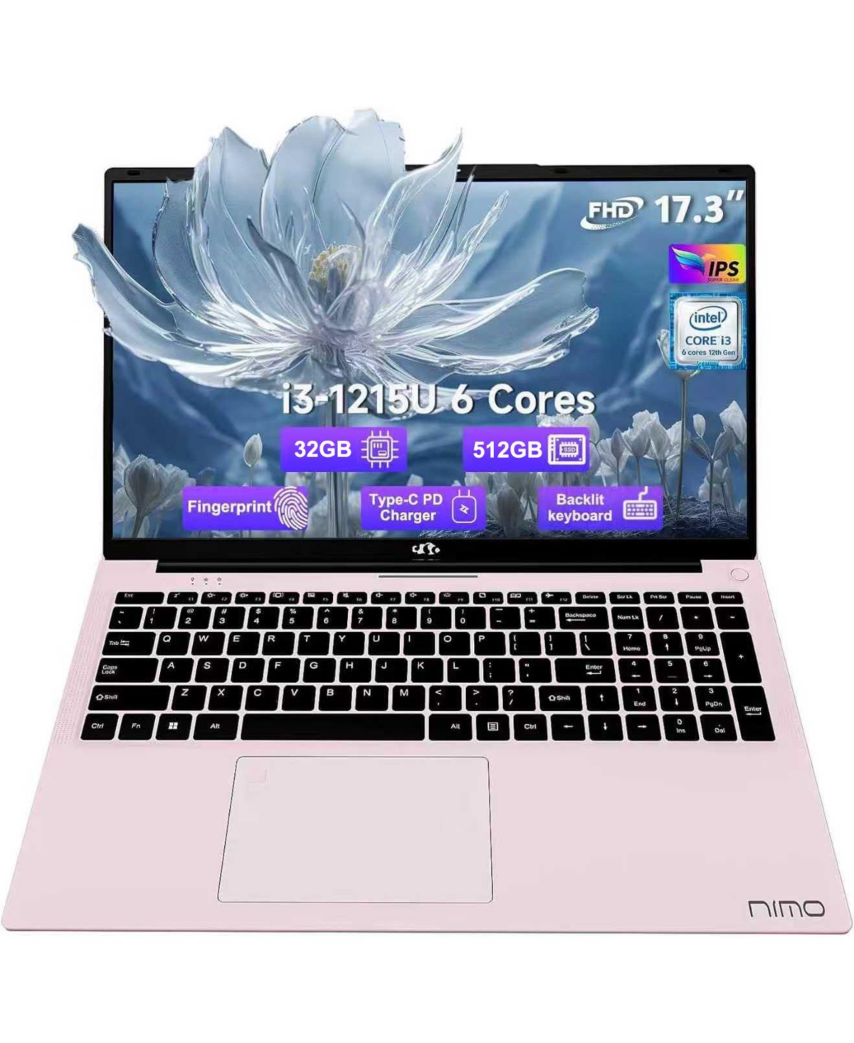 Click here for Nimo 17.3" Ips Fhd-Laptop Intel 6 Cores i3-12... prices