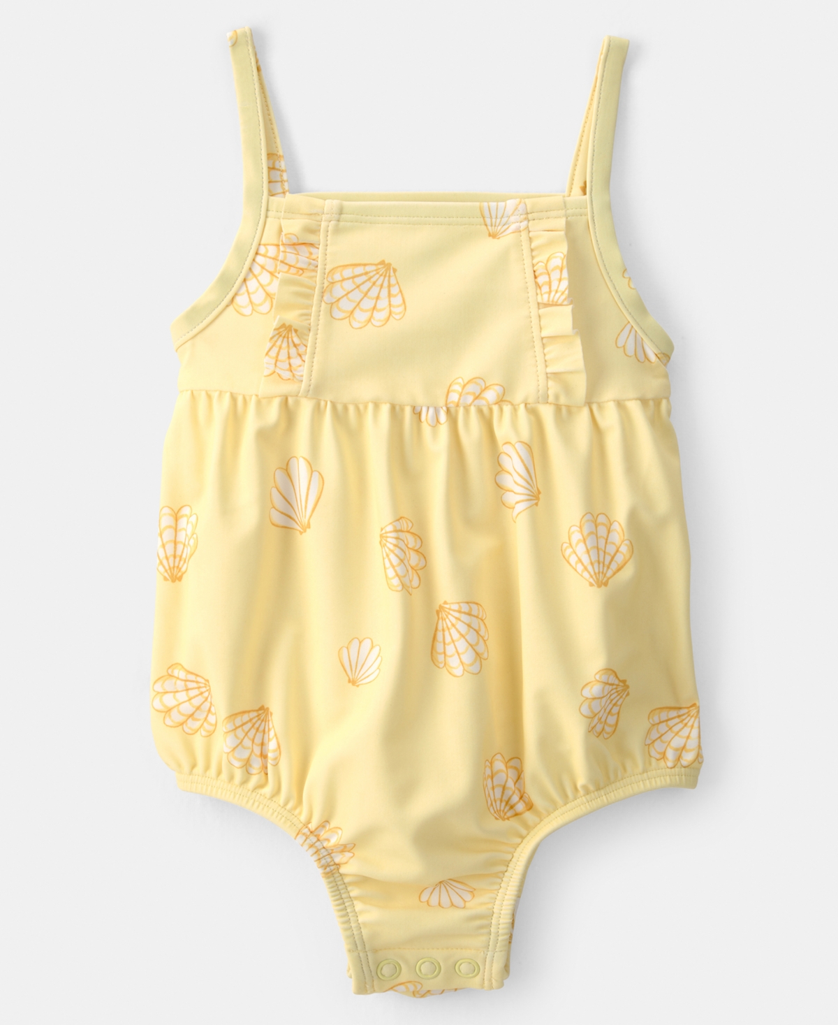 Click here for Carters Baby Girls One-Piece Shell Swimsuit - Yell... prices