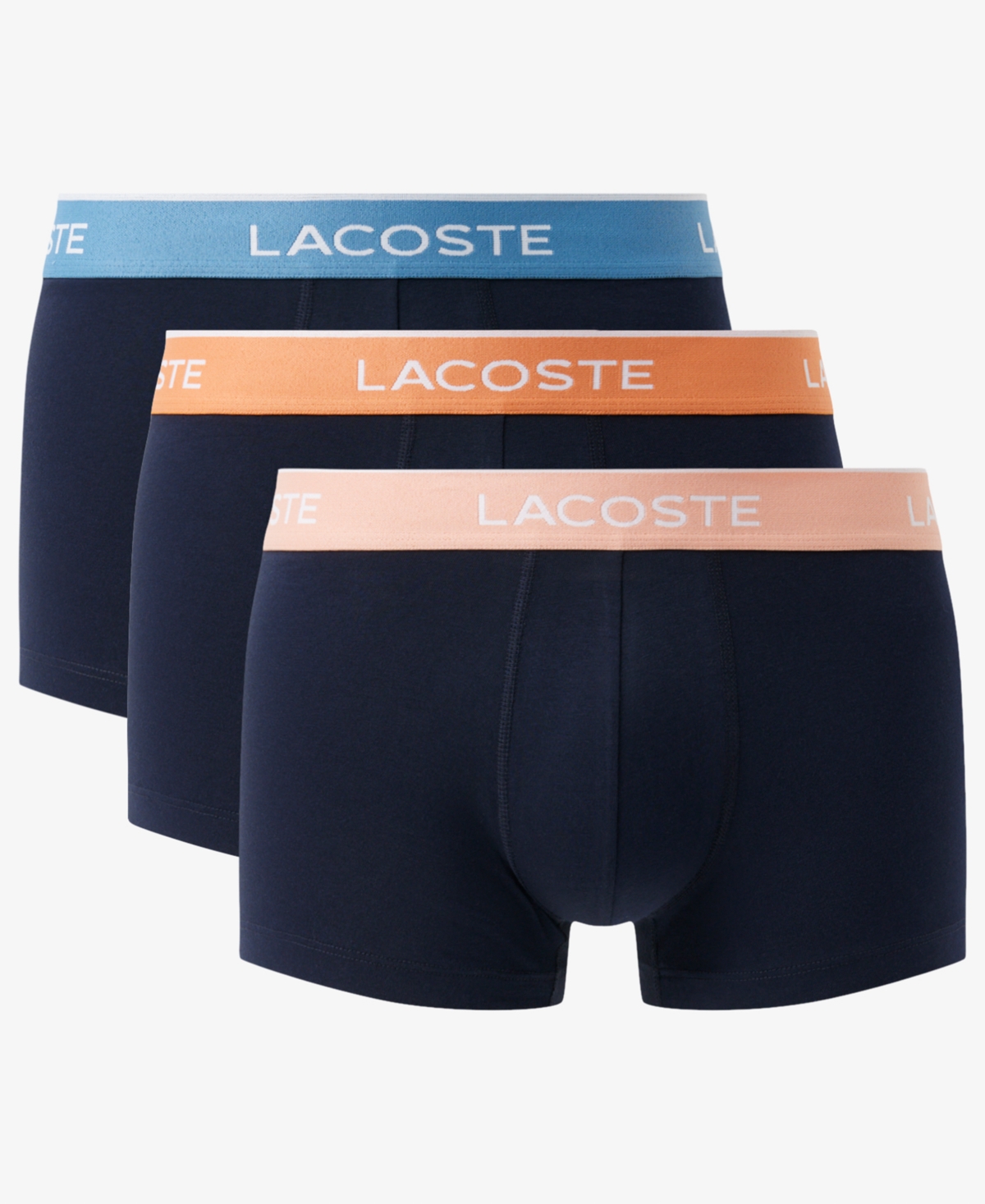 Click here for Lacoste Mens 3-Pack Regular-Fit Logo Waistband Tru... prices