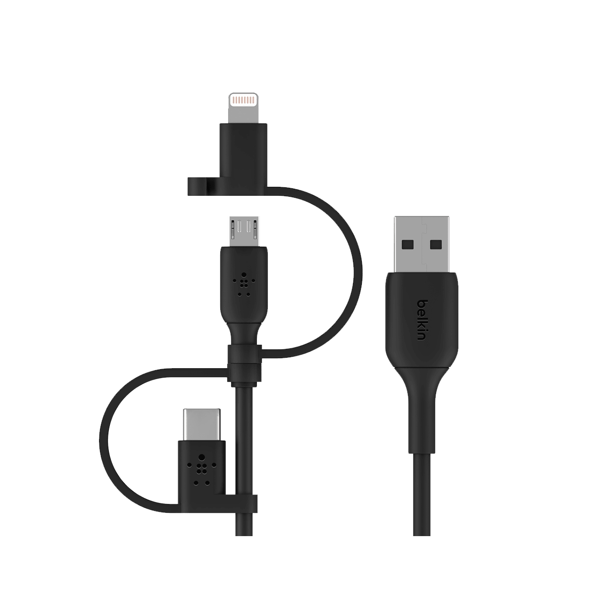 Click here for Belkin BoostCharge Universal 3-in-1 15W Cable 3ft... prices