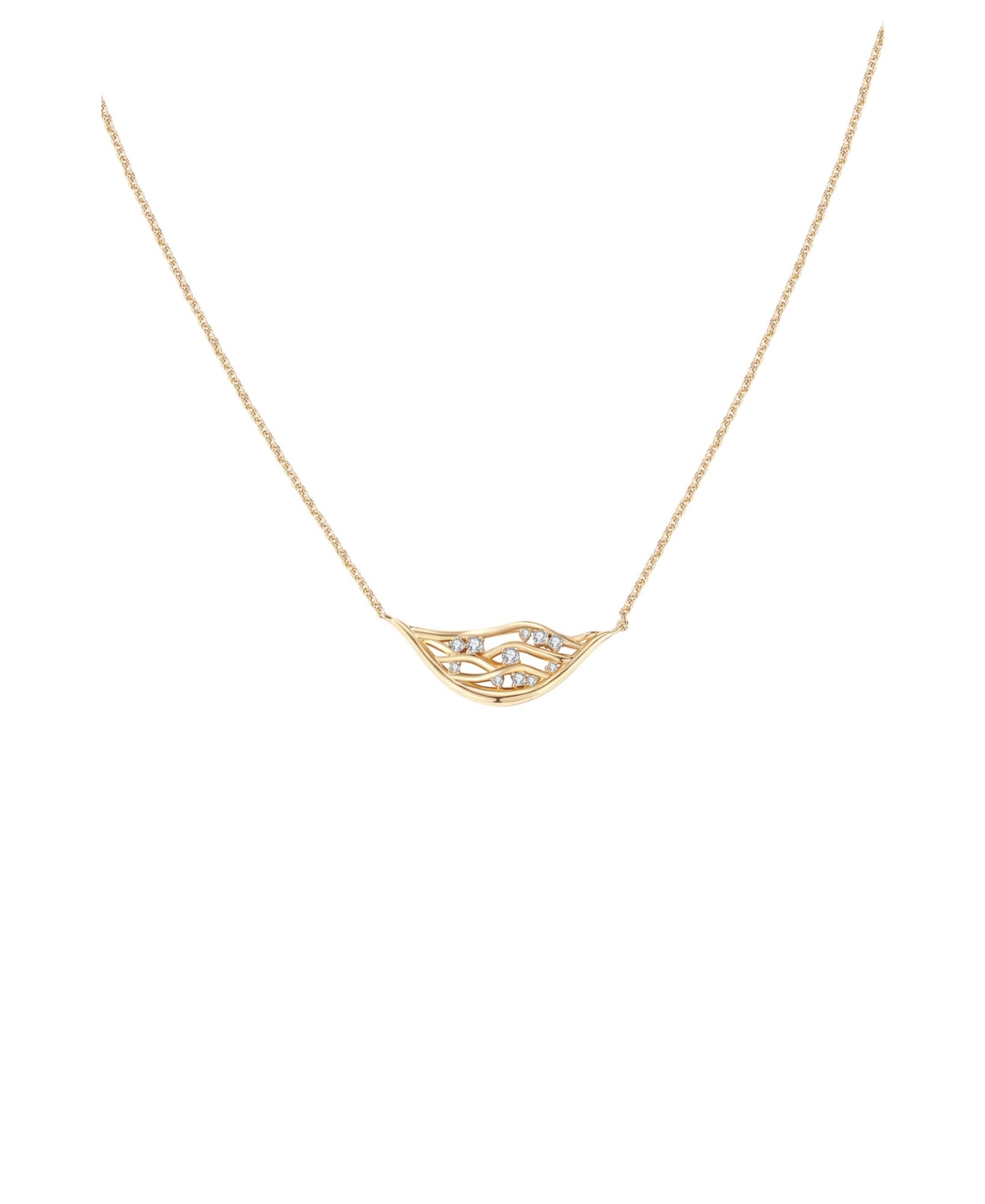 Click here for Retro Chic Twilight Pendant Necklace - Gold prices