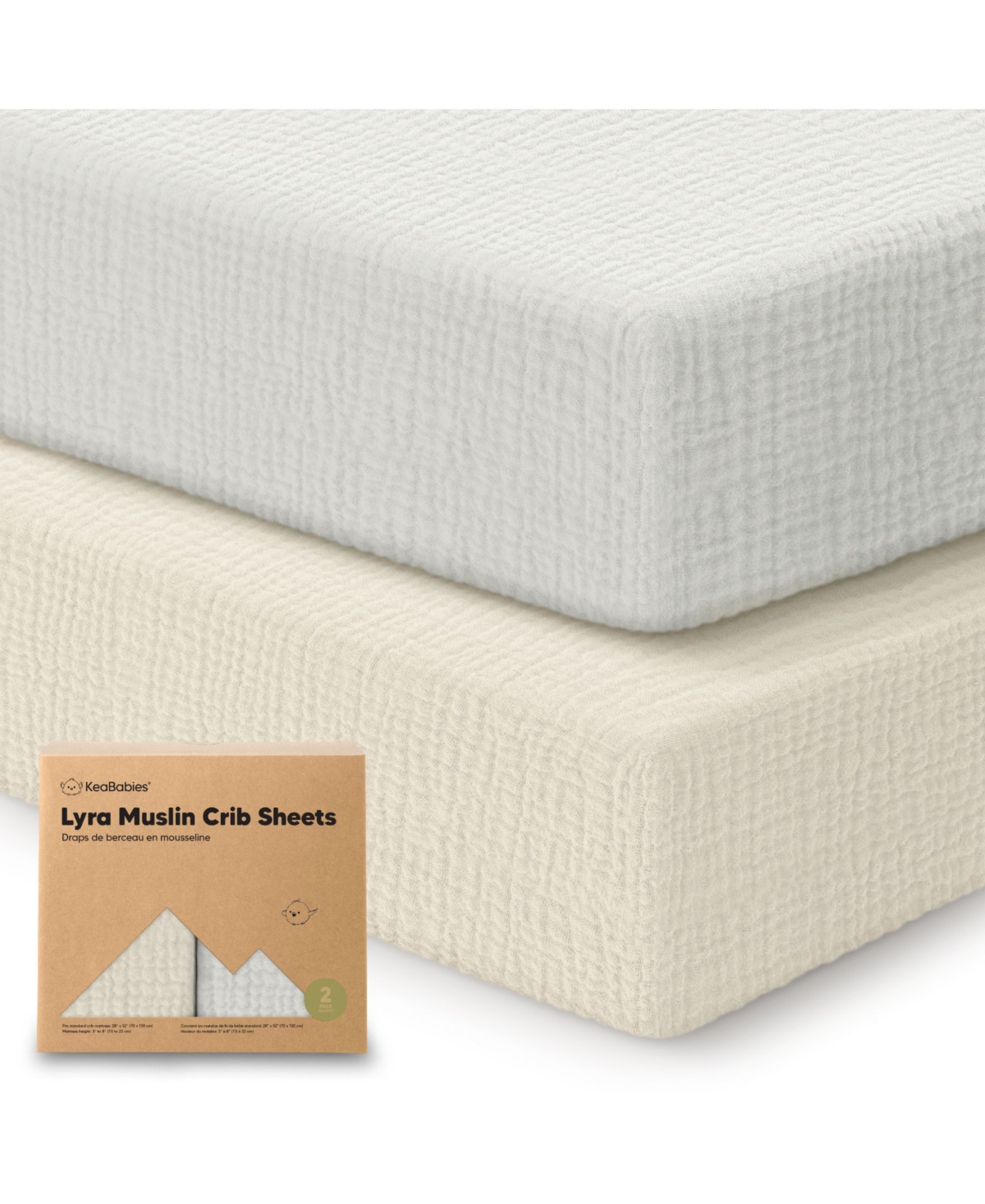 Click here for KeaBabies Lyra Muslin Crib Sheets for Boys  Girls... prices