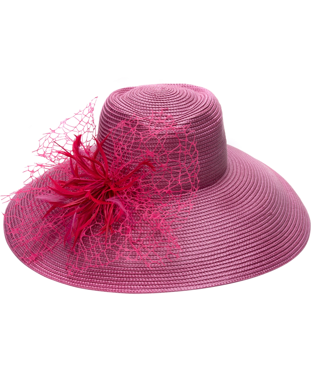 Click here for August Hats Romantic Profile Hat - Fuchsia prices