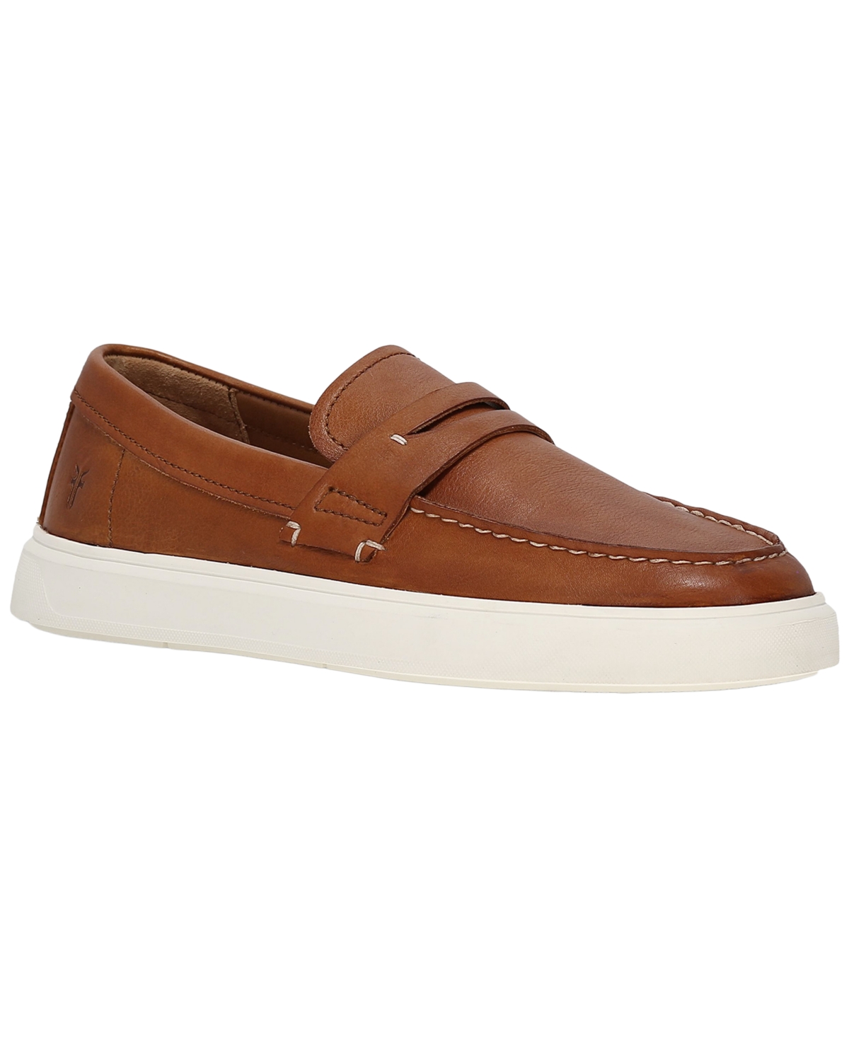 Click here for Frye Mens Beau Penny Slip-On Loafers - Caramel prices