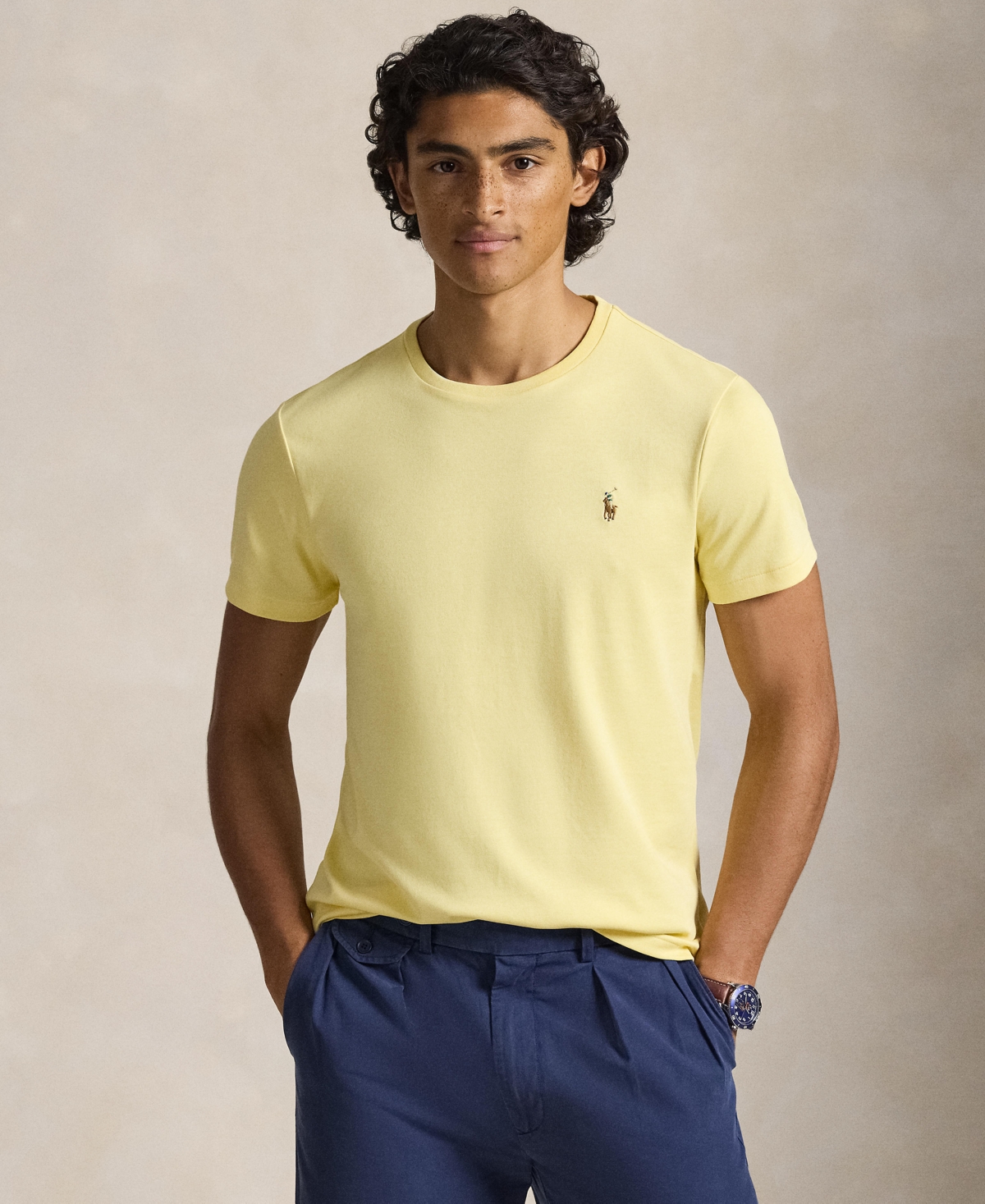 Click here for Polo Ralph Lauren Mens Custom Slim Fit Soft Cotton... prices