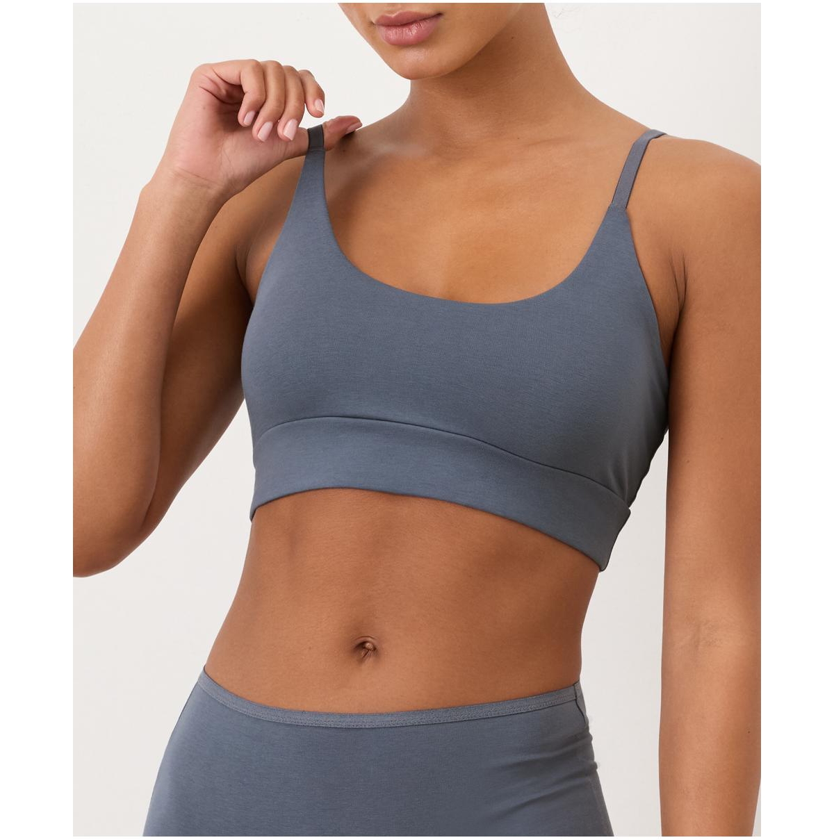 Click here for Pact Womens Everyday Strappy Scoop Bralette - Ligh... prices