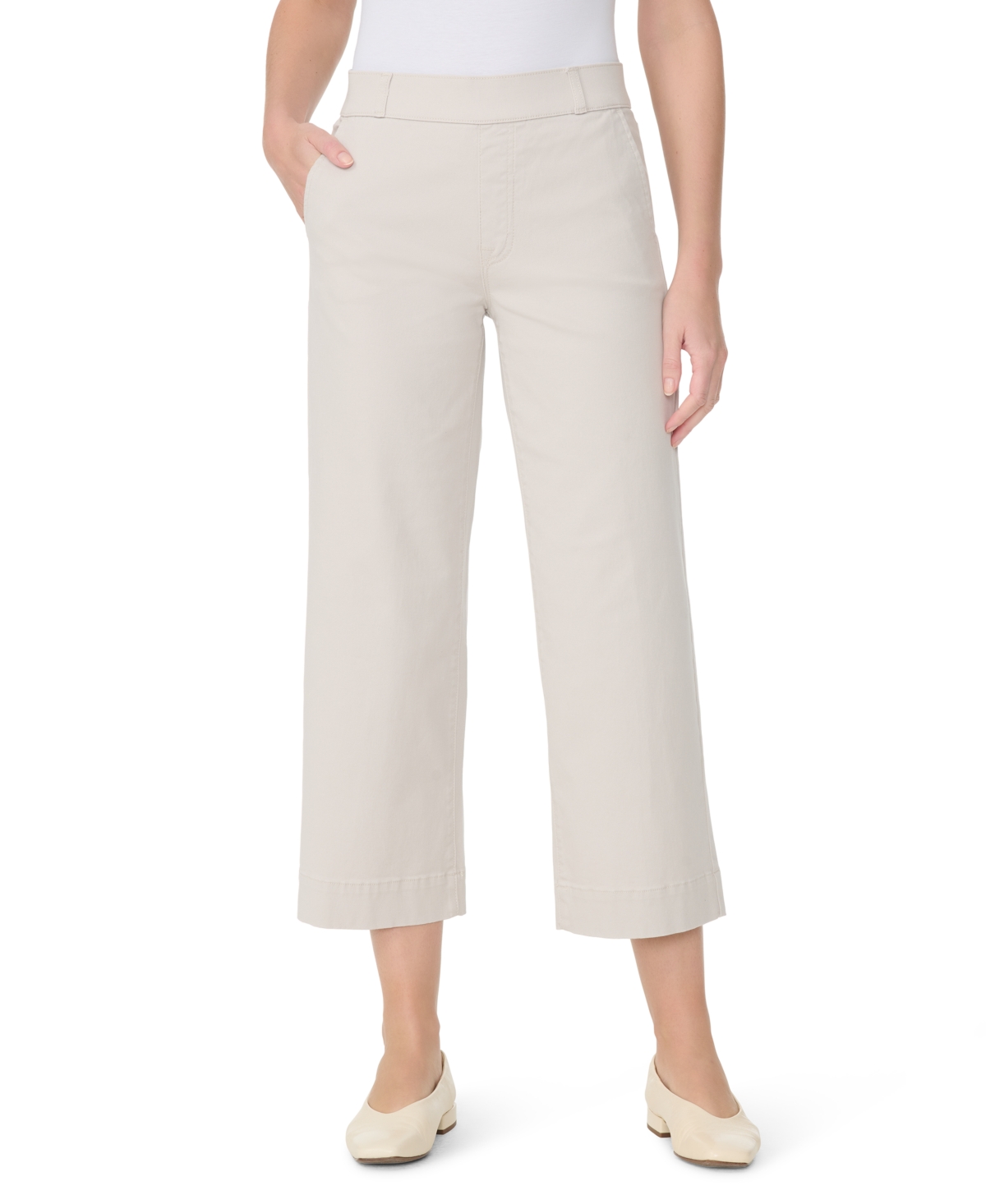 Click here for Gloria Vanderbilt Womens Shape-Effect Wide-Leg Cro... prices