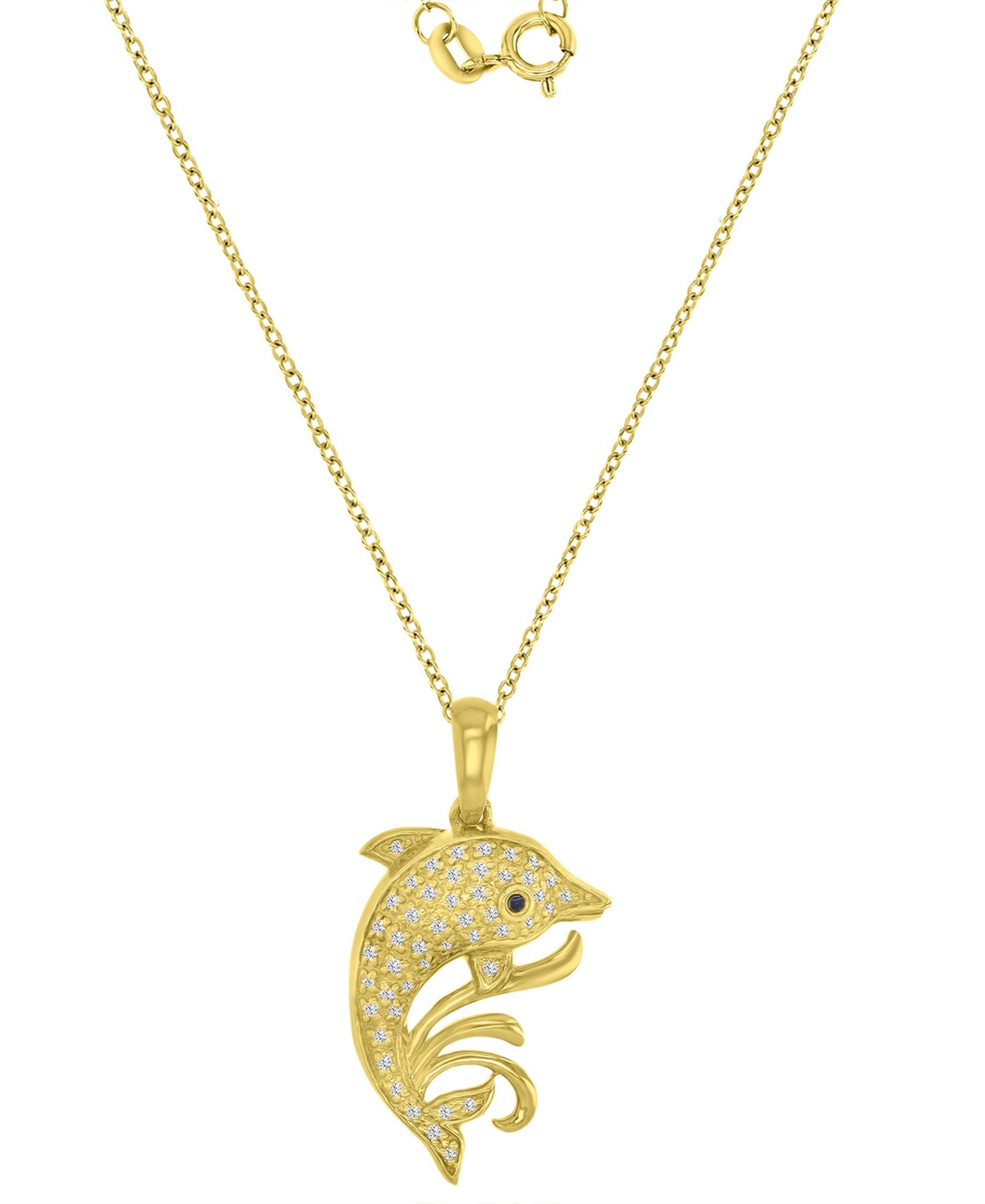 Click here for Macys Black and White Diamond (0.1 ct. t.w.) Fish... prices