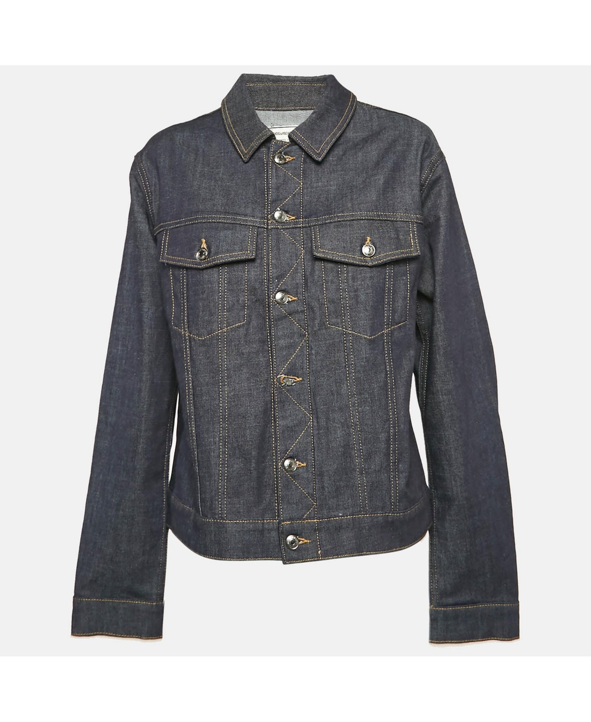 Click here for Pre-Owned Zadig & Voltaire Womens Blue Denim Butto... prices