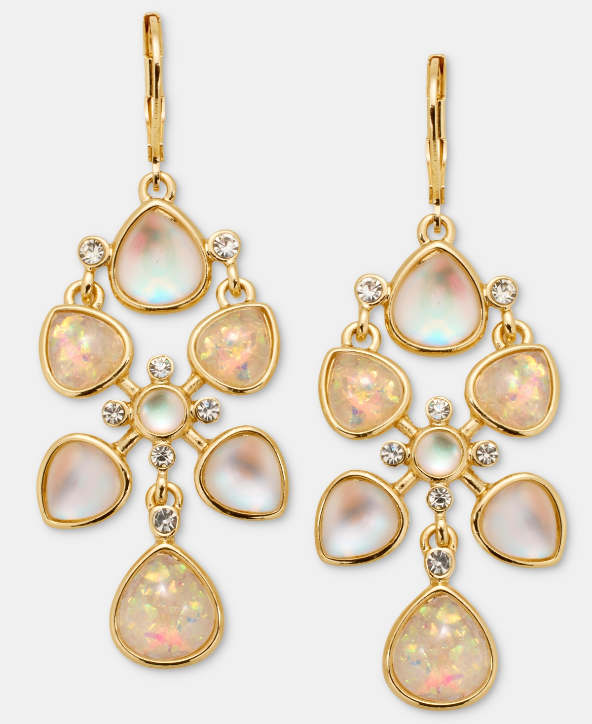 Click here for lonna & lilly Teardrop Stone Chandelier Earrings -... prices