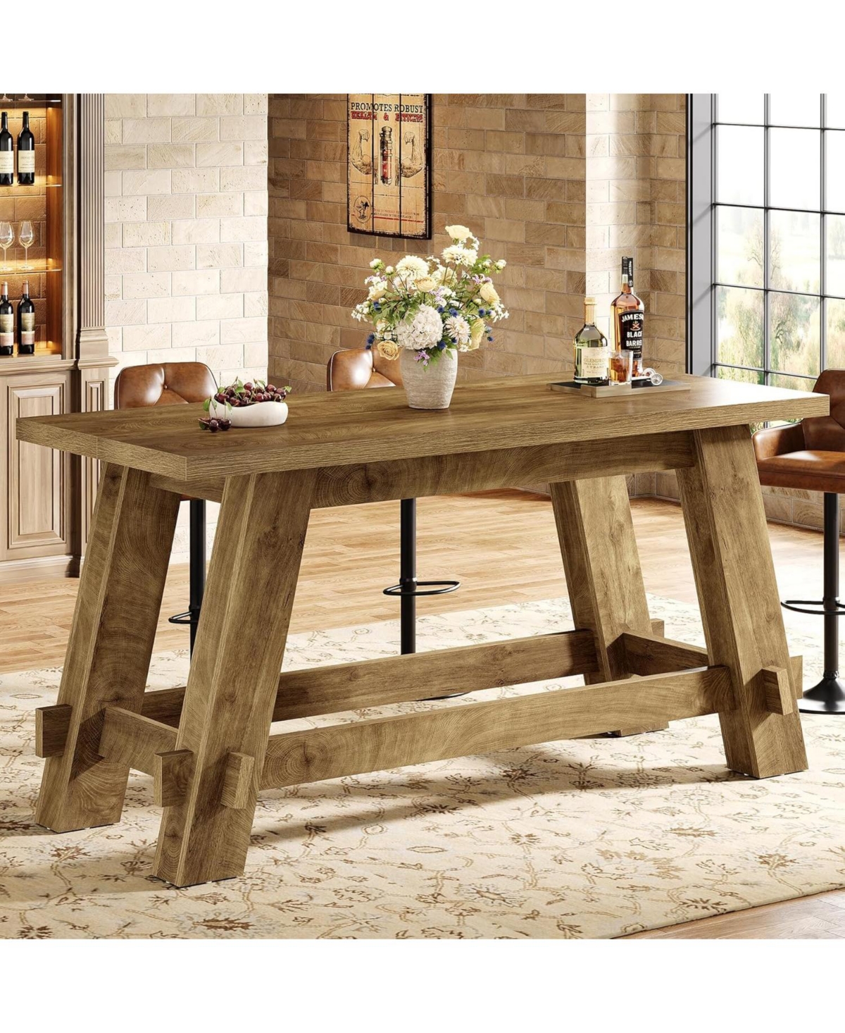 Click here for Tribesigns 63" Counter Height Bar Table with... prices