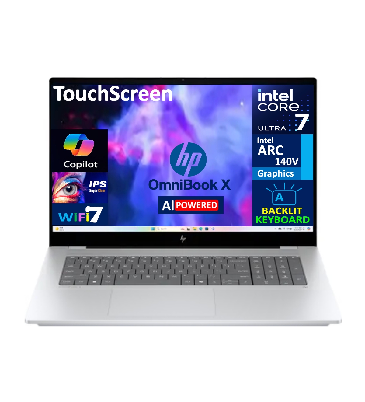 Click here for Hp OmniBook X Laptop 17.3 Fhd Display (Intel Ultra... prices