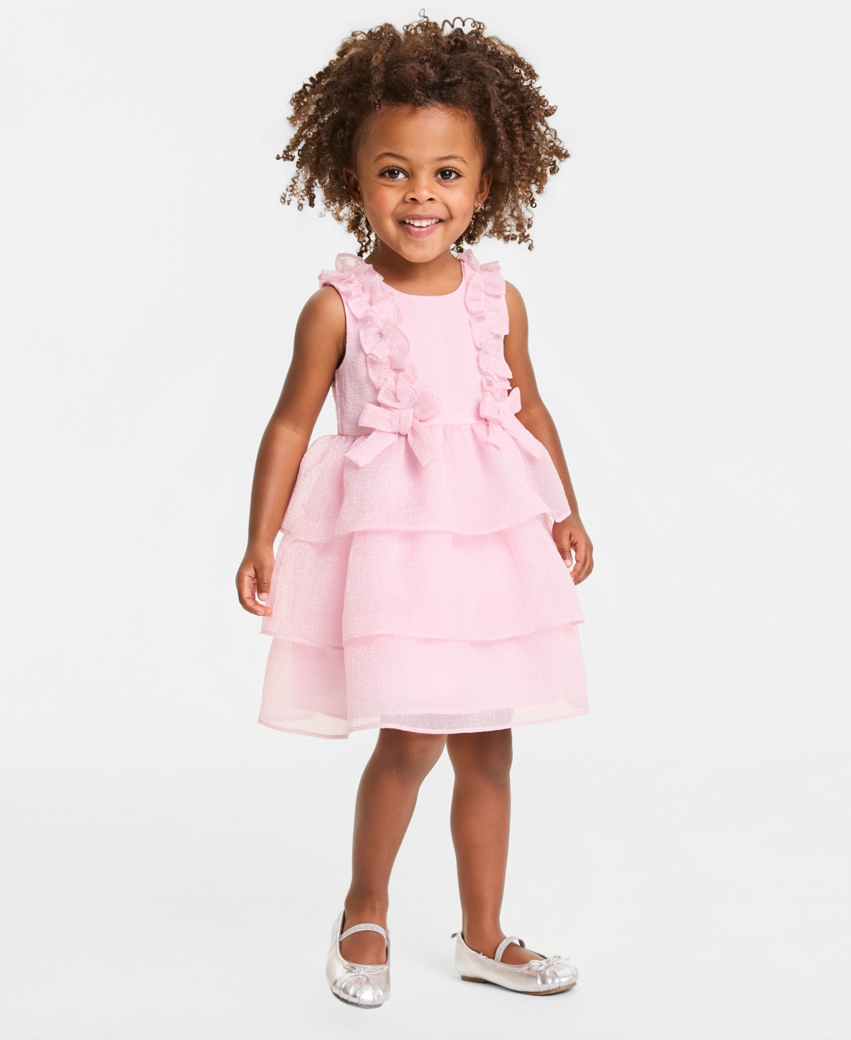 Click here for Bonnie Jean Girls 2T-6X Ruffled Organza Party Dres... prices