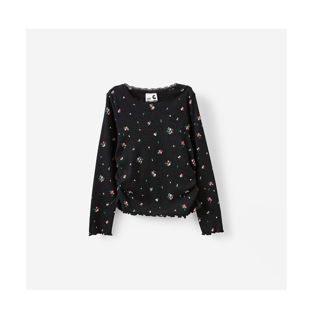 Click here for Cotton On Little Girls Nadia Long Sleeve Top - Pha... prices