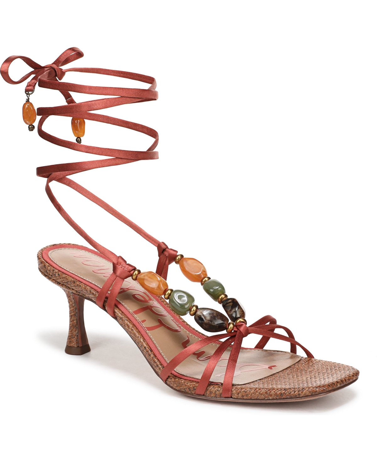 Click here for Sam Edelman Womens Paloma Strappy Sandals - Coral... prices