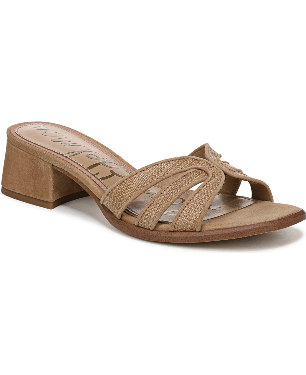 Click here for Sam Edelman Womens Farrin Slide Sandals - Buff Tan... prices