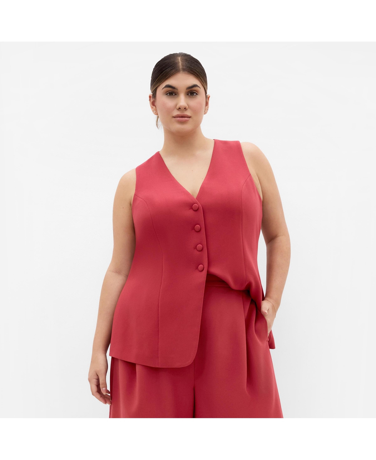 Click here for City Chic womens Plus Size Tori Vest - Sienna prices